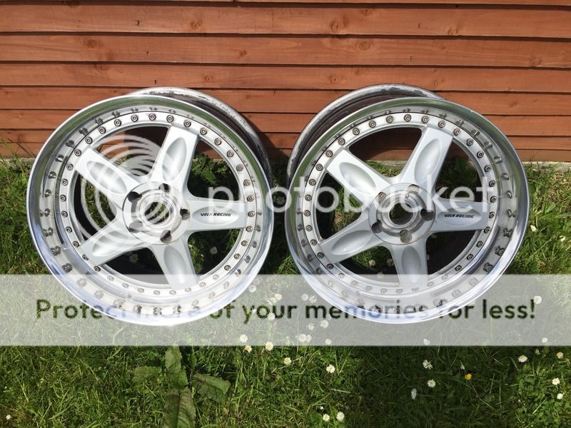 Rays volk CV Pro 18x9j 5x114 et19 1x pair £260 | Driftworks Forum
