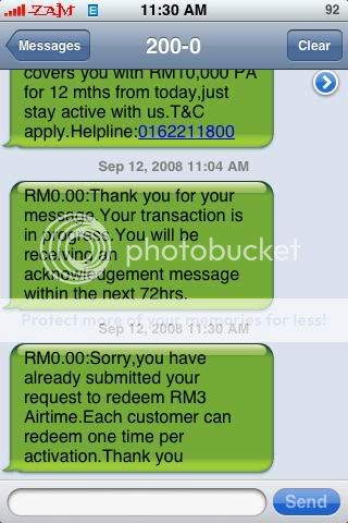 DiGi Prepaid Free RM3 credit